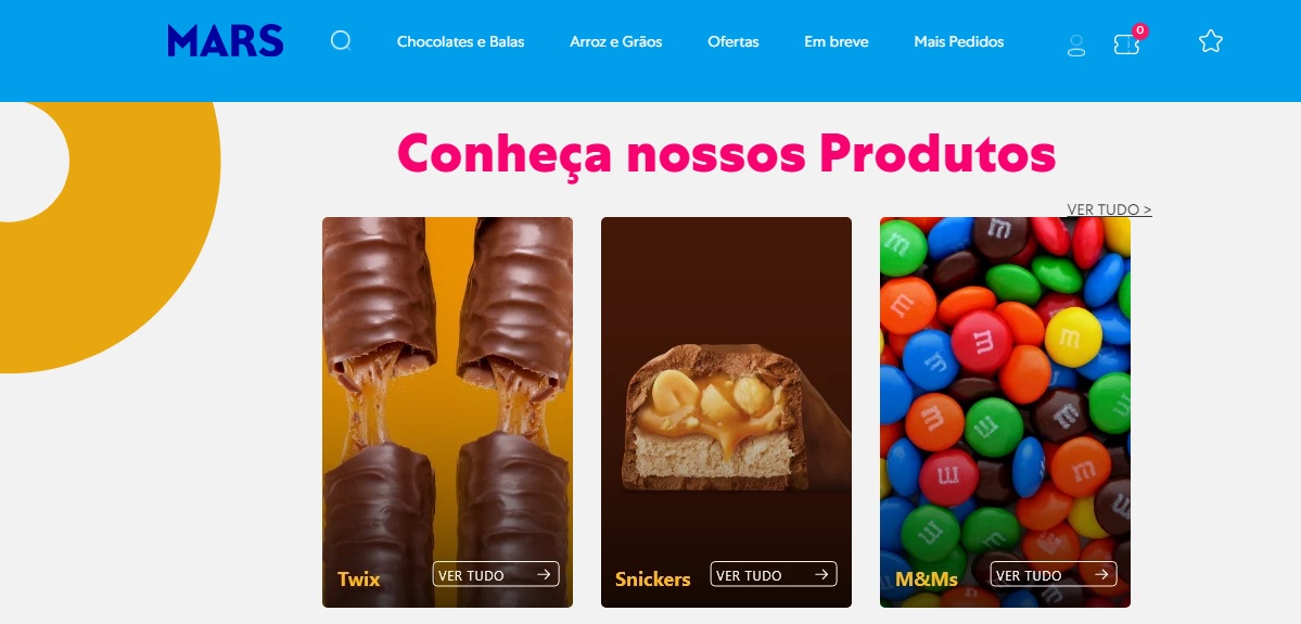 Mars lança e-commerce próprio no Brasil - TecnoInforme