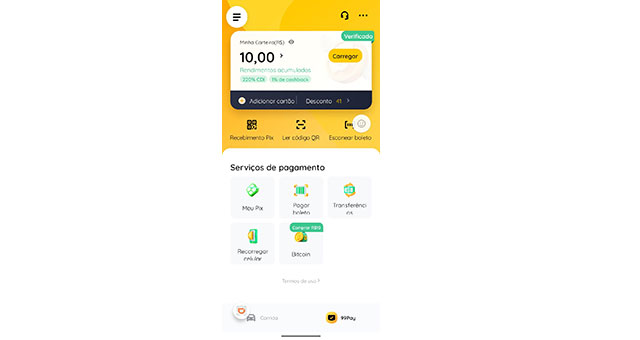 99Pay apresenta nova interface a usuários - TecnoInforme
