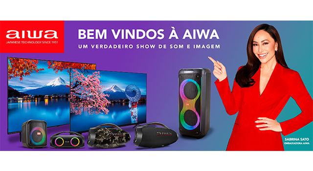 Eletrolar: AIWA destaca linha de áudio